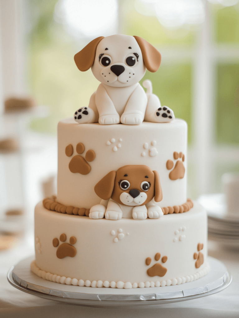 45 Pawsome Dog Cake Ideas That Are Too Cute To Eat
