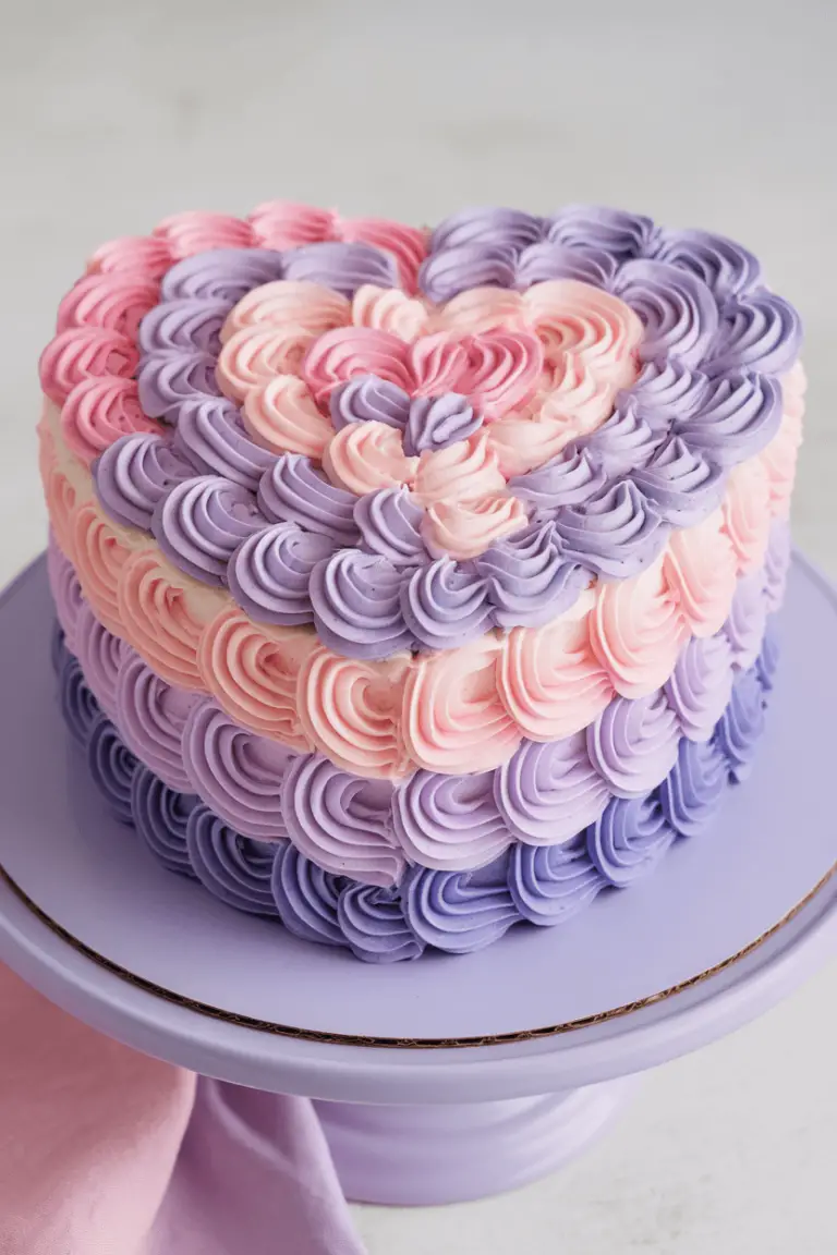 33 Irresistibly Cute Pink Heart Cake Designs to Try
