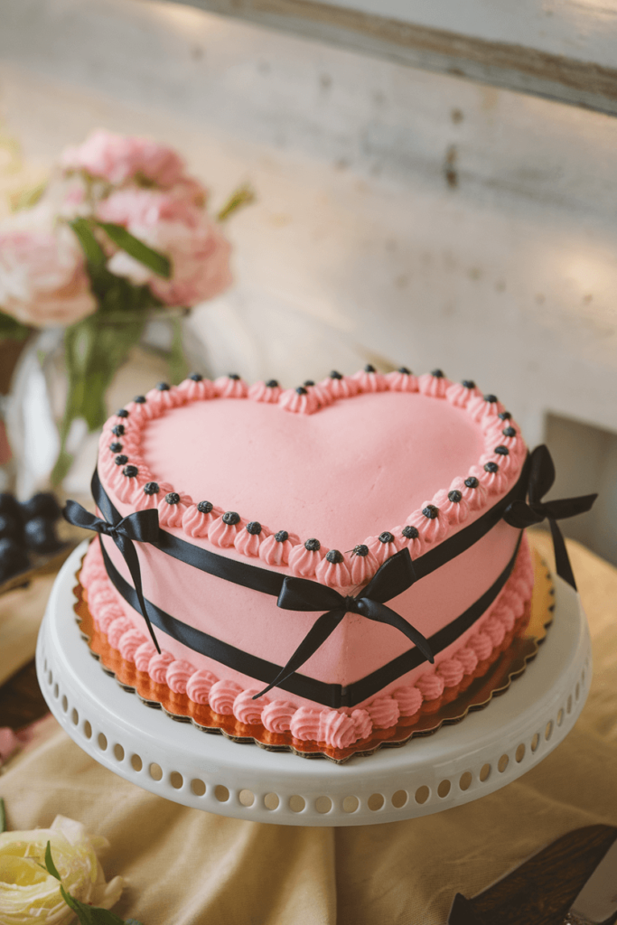 33 Irresistibly Cute Pink Heart Cake Designs to Try