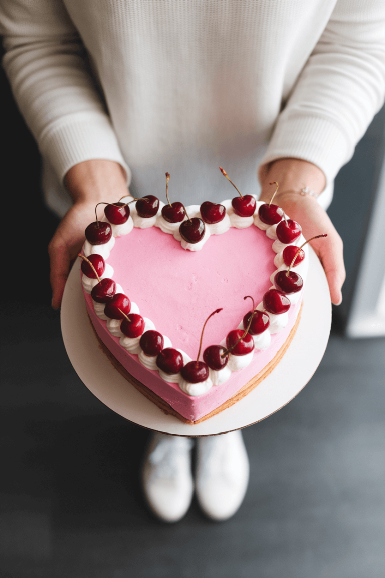 33 Irresistibly Cute Pink Heart Cake Designs to Try