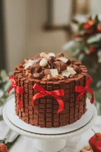 20 Lovely Red Ribbon Cake Ideas For Her